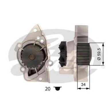 WP0013 Gates помпа водяная (насос охлаждения)