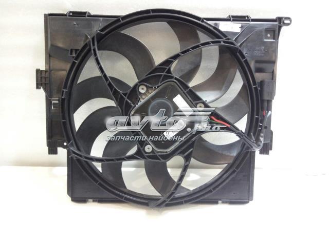 17428641963 BMW диффузор радиатора охлаждения, в сборе с мотором и ...