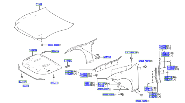 5380850030 Toyota сравнить цены на Автопро