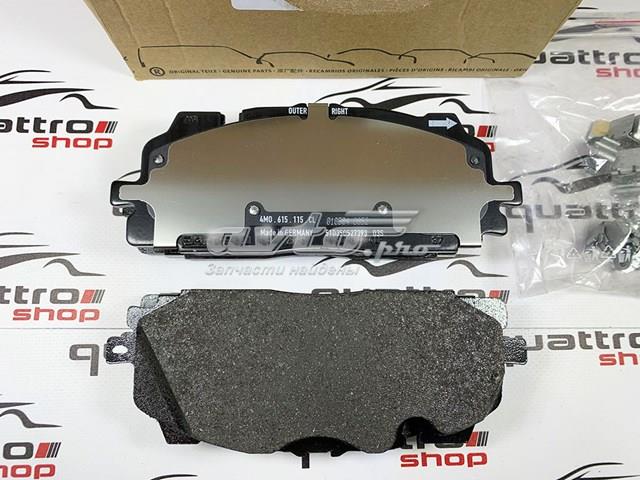 4M0698151AP VAG колодки тормозные передние дисковые