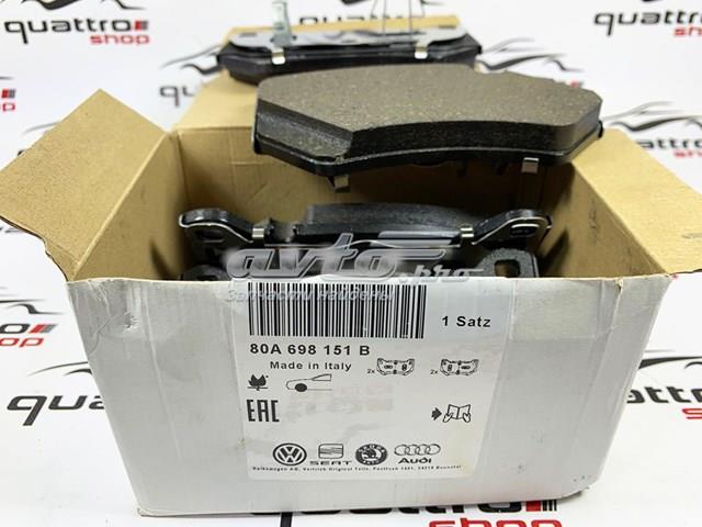 80A698151B VAG передние тормозные колодки