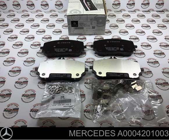 A0004201003 Mercedes колодки передние