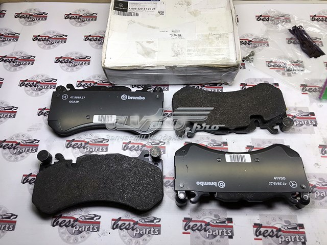 0084204120 Mercedes колодки передние