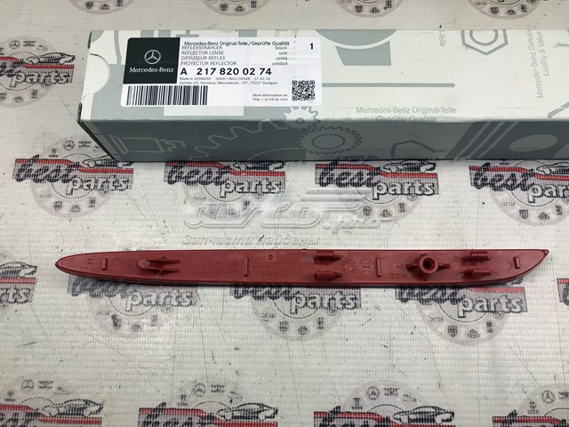A2178200274 Mercedes катафот (отражатель заднего бампера правый)