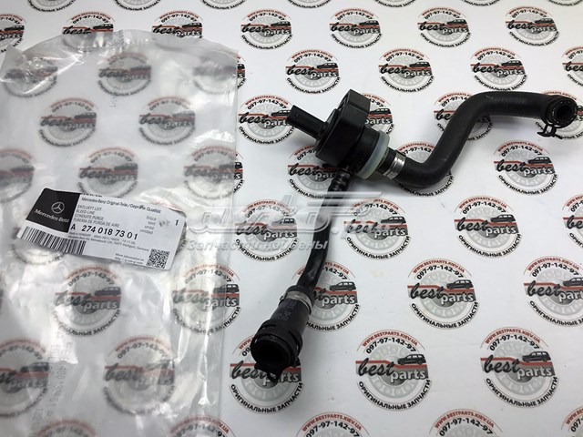 A2740187301 Mercedes трубопровод вентиляции блока цилиндров