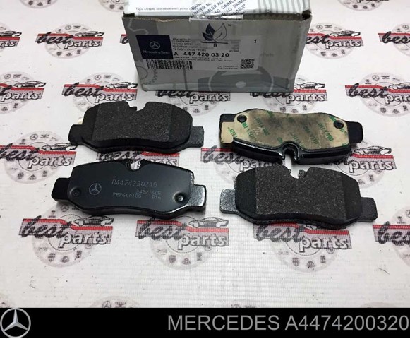 A4474200320 Mercedes | Колодки тормозные задние дисковые A 447 420 03 ...