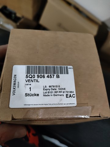 5Q0906457B VAG регулирующий клапан охлаждающей жидкости