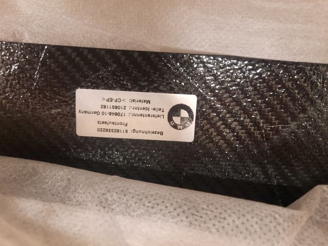 51192334549 BMW спойлер переднего бампера