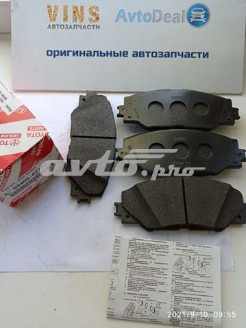 0446542180 Toyota колодки тормозные передние дисковые