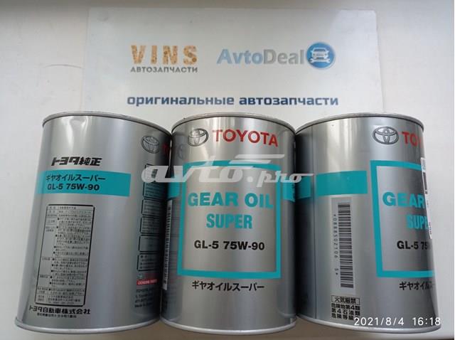 Масло трансмиссионное Toyota Gear Oil Super 75W-90 GL-5 Синтетическое 1 ...