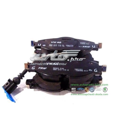 5Q0698151B VAG колодки тормозные передние дисковые