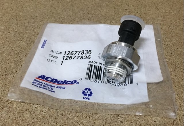12677836 General Motors датчик давления масла