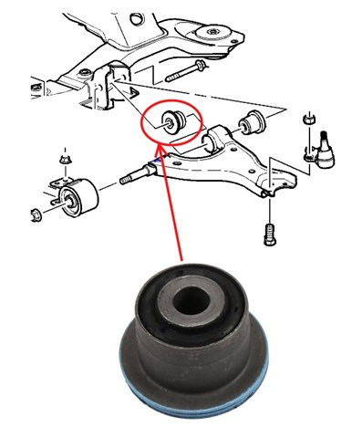25798014 General Motors сайлентблок переднего нижнего рычага