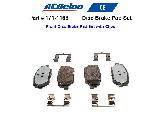 84259368 General Motors передние тормозные колодки