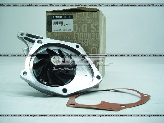 7701478031 Renault (RVI) помпа водяная (насос охлаждения)