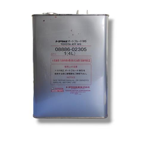 Масло трансмиссионное Toyota ATF WS Синтетическое 4 л 0888602305