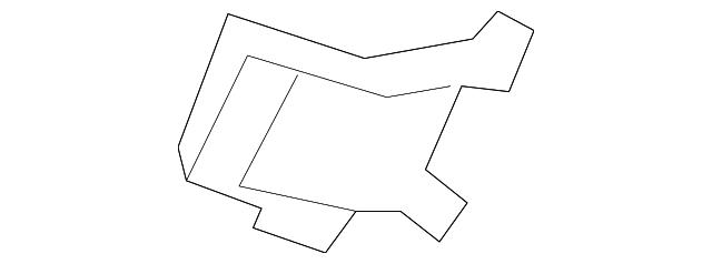 GHP9500U1C Mazda кронштейн бампера переднего внешний левый