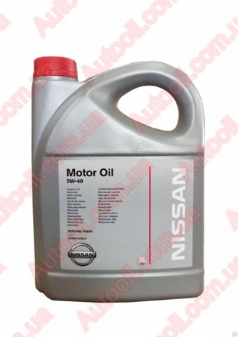 Моторное масло Nissan Motor Oil 5W-40 5л KE90090042 по цене от 1484.00 грн