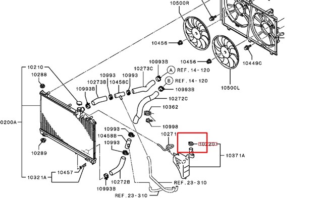 1375A026 Mitsubishi крышка (пробка расширительного бачка)