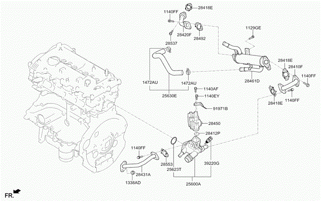 256002E271 Hyundai/Kia автозапчастина