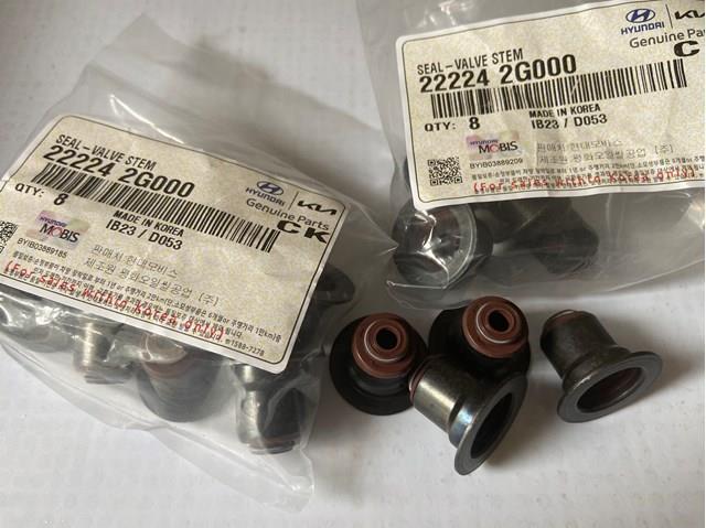 222242G000 Hyundai/Kia сальник клапана (маслосъемный, впуск/выпуск)