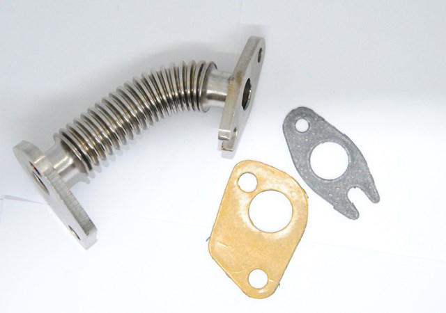 Трубка (шланг) отвода масла от турбины для Fiat Punto 199 хэтчбек (2005 ...