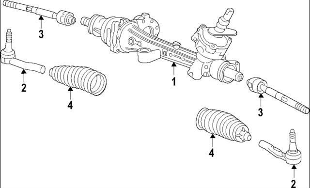 42353783 Opel рейка рулевая
