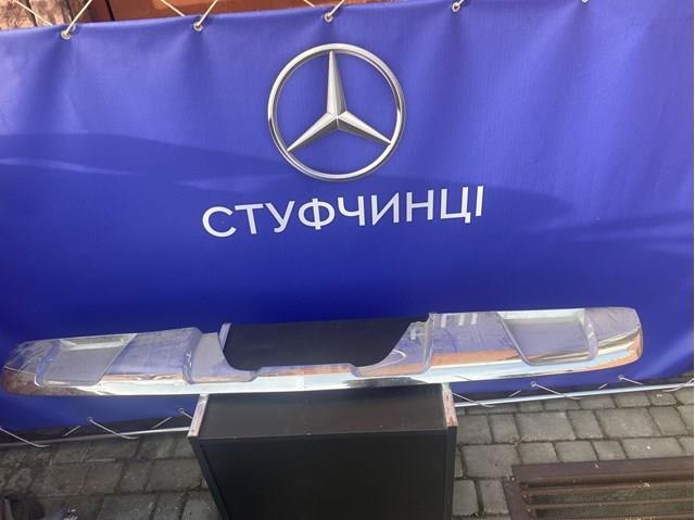 A1668856825 Mercedes накладка заднего бампера, хром