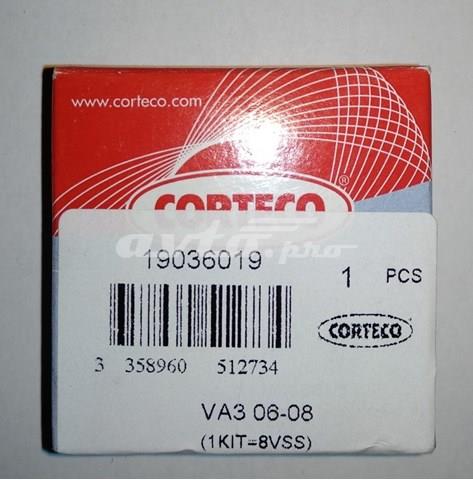 19036019 Corteco сальник клапана (маслосъемный, впуск/выпуск)