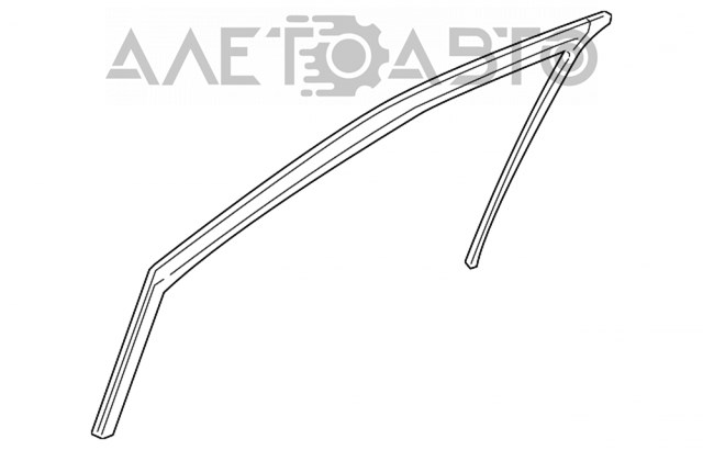 2217253525 Mercedes уплотнитель стекла перед лев mercedes w221
