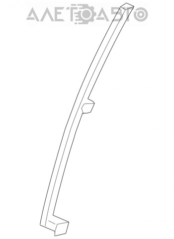 61240FL10A9P Subaru направляющая стекла двери