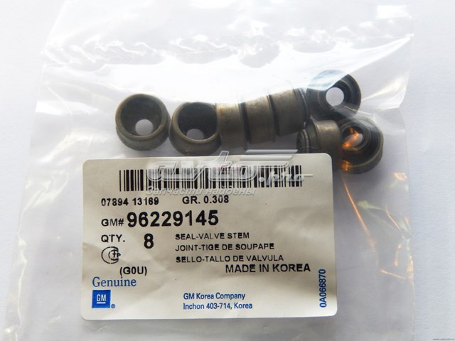 96229145 General Motors сальник клапана (маслосъемный, впуск/выпуск)