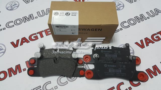 7P0698451 VAG комплект задніх колодок