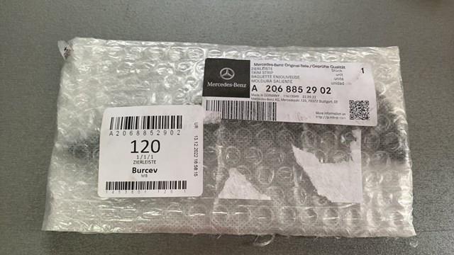 A2068852902 Mercedes молдинг решетки переднего бампера левый