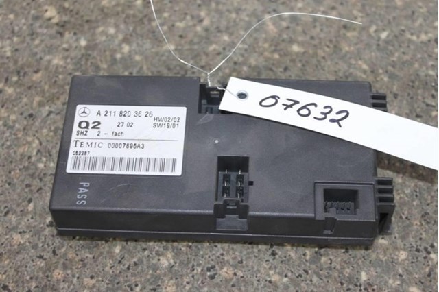 A2118203626 Mercedes блок управления подогревом сидений