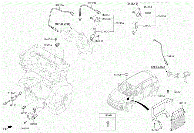 392102E101 Hyundai/Kia сравнить цены на Автопро