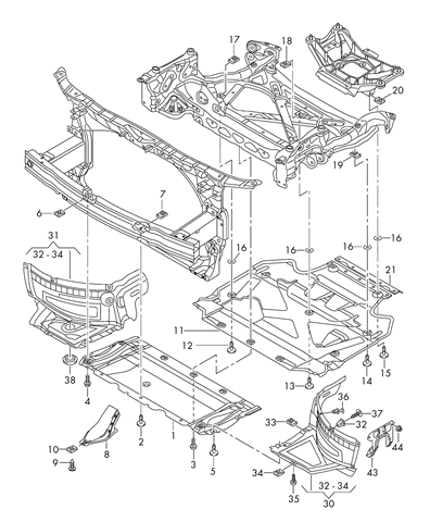 4G0853888C VAG подкрылок крыла переднего правый передний