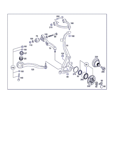 A2219810406 Mercedes | Подшипник ступицы передней A 221 981 04 06 ...