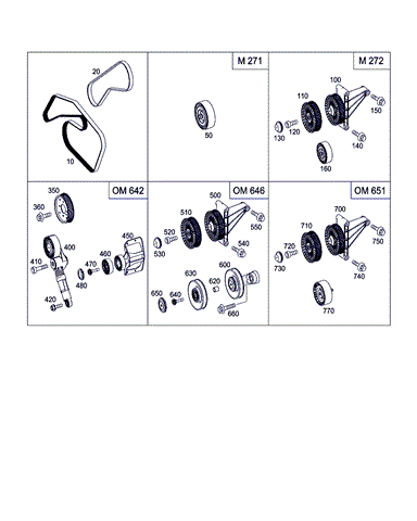 A6112340293 Mercedes ролик приводного ремня паразитный