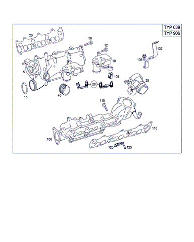 A6421440035 Mercedes регулятор дроссельной заслонки