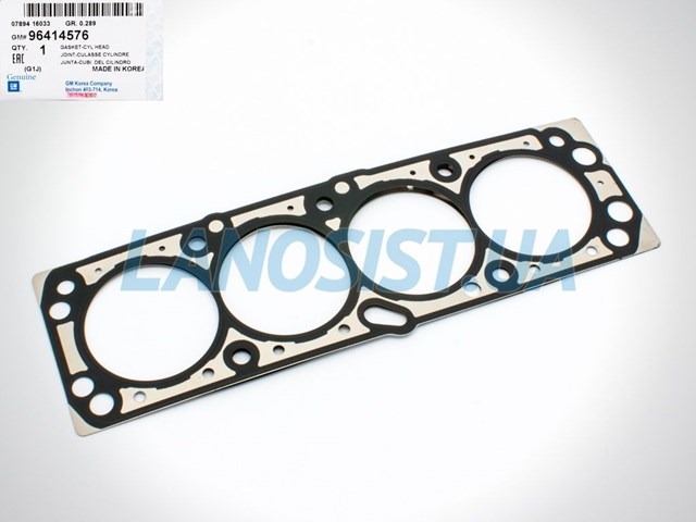 96414576 Korea (oem) прокладка головки блока цилиндров (гбц)