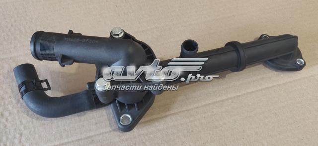 2560002802 Hyundai/Kia патрубок охл.центр.вдоль двиг.в сборе-корпус