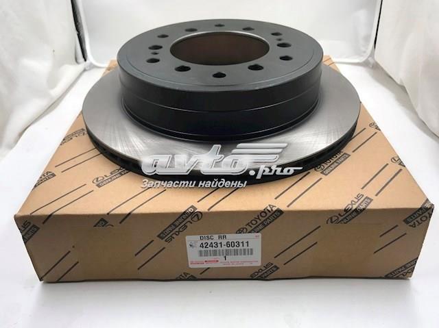 4243160311 Toyota диск тормозной задний