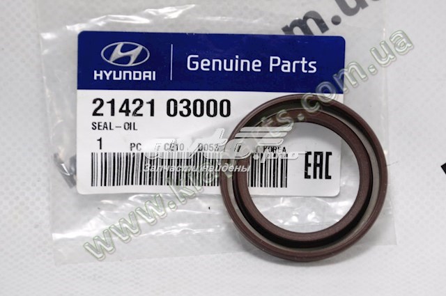 2142103000 Hyundai/Kia сальник коленвала двигателя передний