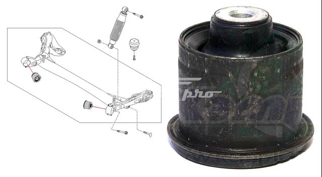 551601R000 Hyundai/Kia сайлентблок задней балки (подрамника)