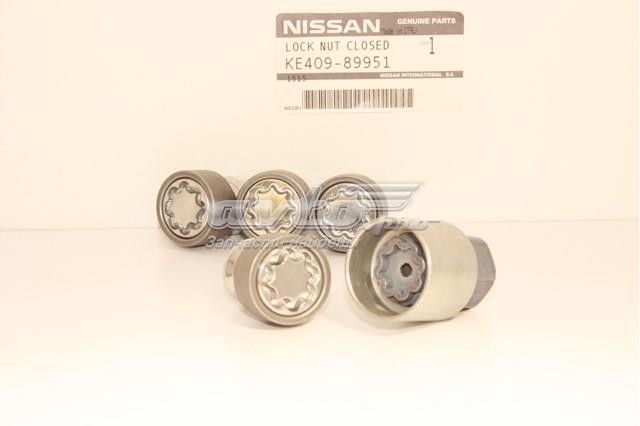 KE40989951 Nissan гайка колісна (Литой диск, Секретки)