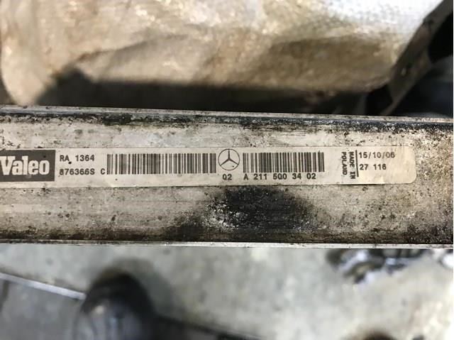 2115003402 Mercedes радиатор