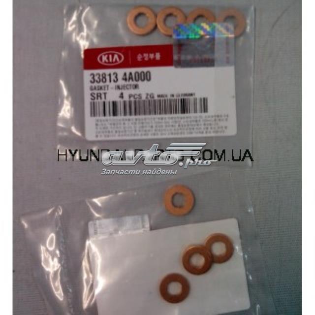 338134A000 Hyundai/Kia кольцо (шайба форсунки инжектора посадочное)