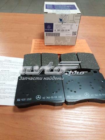 A0024201220 Mercedes колодки передние