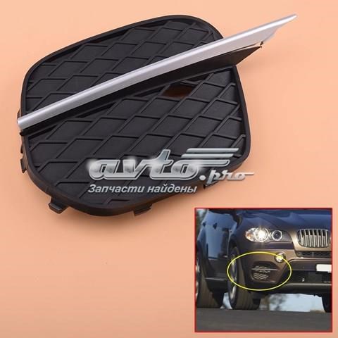 51117222860 BMW заглушка (решетка противотуманных фар бампера переднего